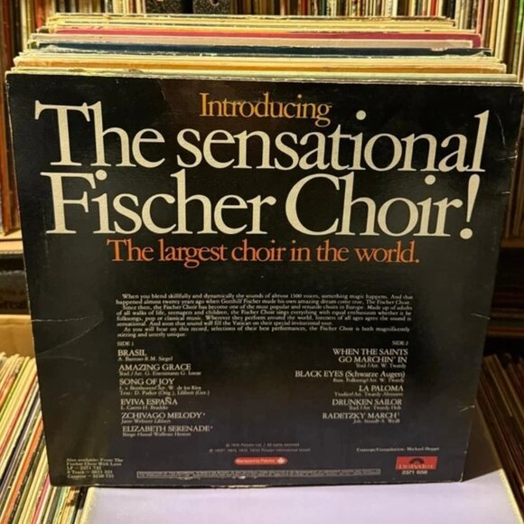 Media | Introducing The Sensational Fischer Choir Vintage 33rpm Vg Ab7 ...